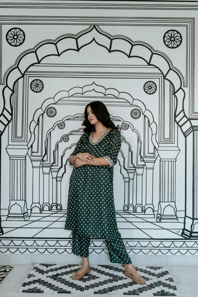Niroz Emerald Green Co-Ord Set – Gulabo Jaipur